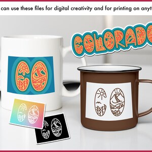 Colorado State Sticker SVG PNG, Colorado Wall Art, Digital Illustration ...