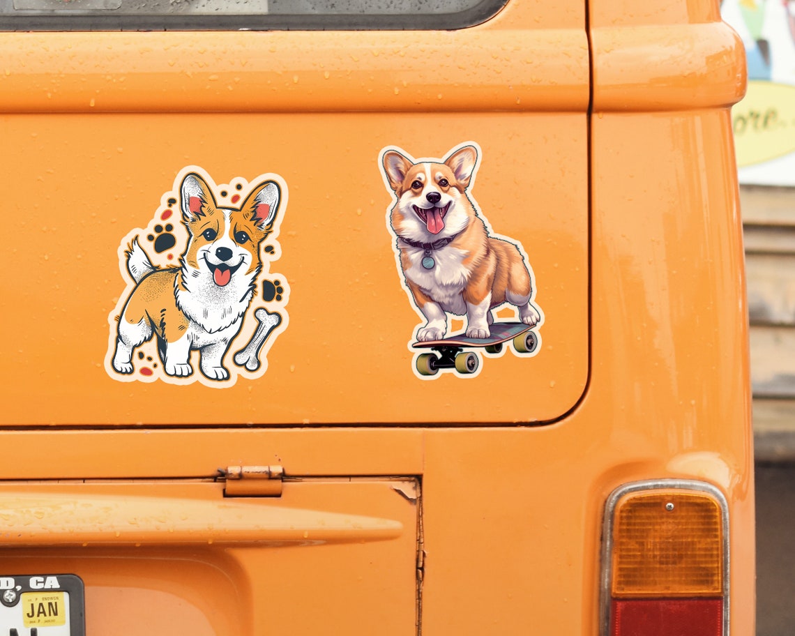 Corgi Clipart PNG, Corgi Sticker Pack, Corgi Lovers, Bundle 15 Images ...