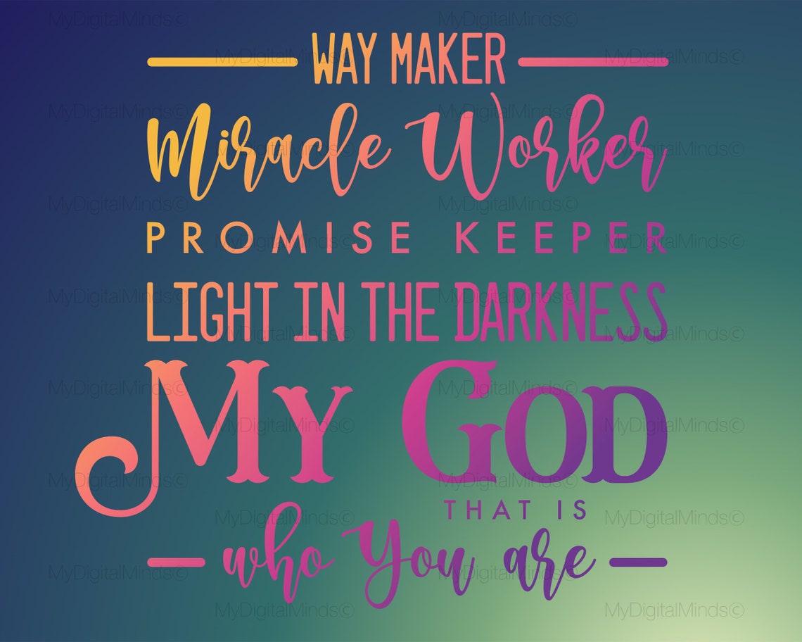 Christian SVG Bundle, Bible Verse SVG, Waymaker SVG, Cross Svg, Jesus ...