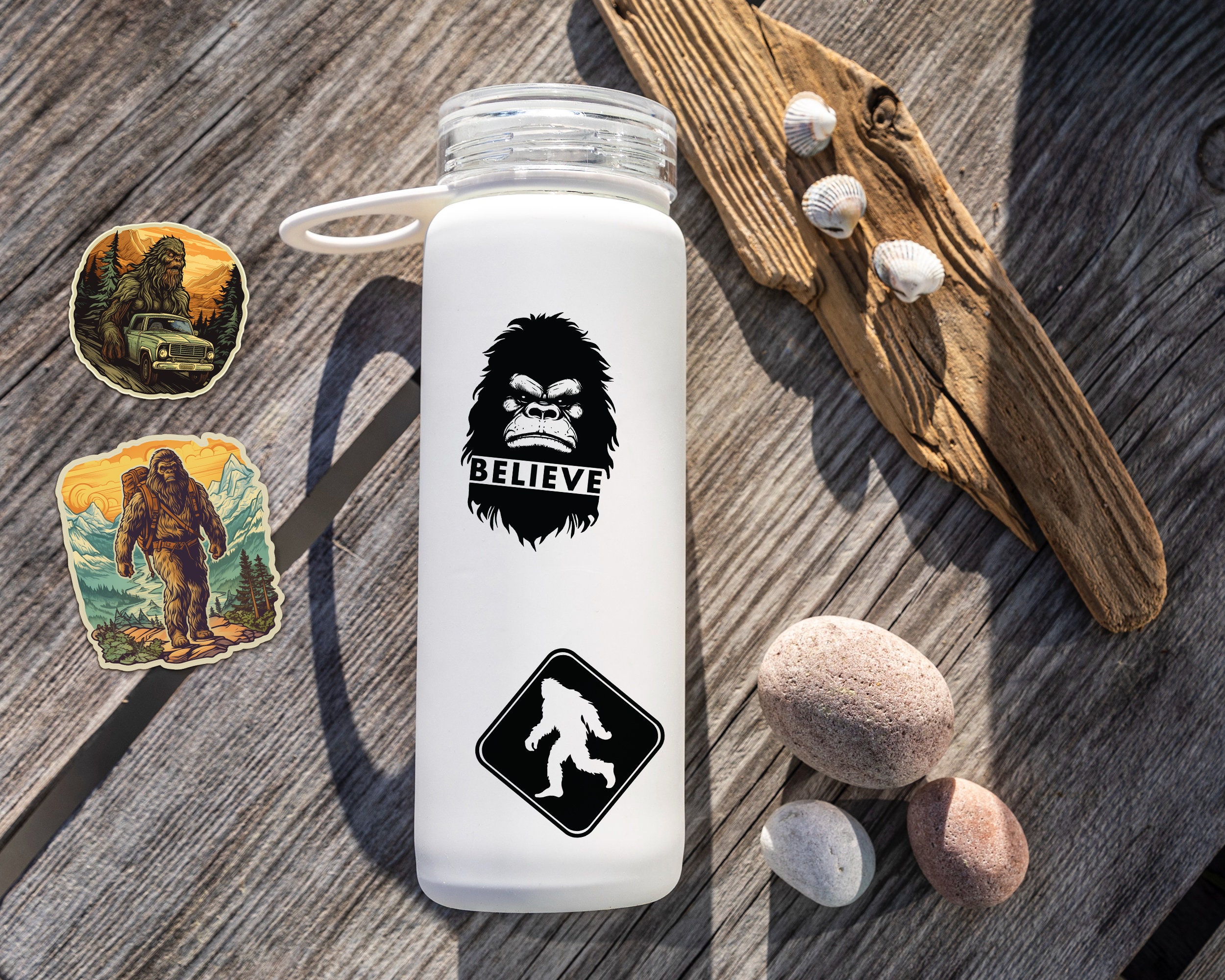 Bigfoot Sticker Pack, Yeti Sticker, Sasquatch Sticker, Digital ...