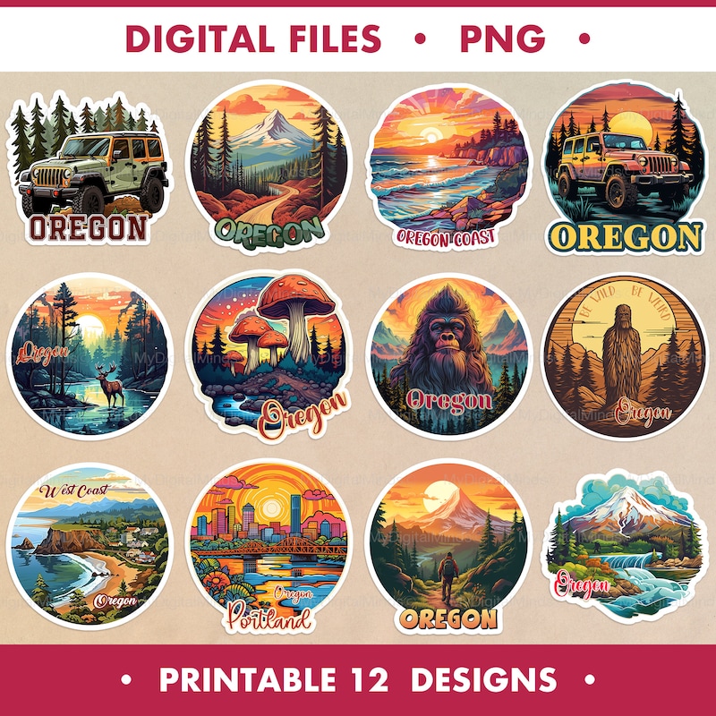 Portland Oregon Design - Etsy