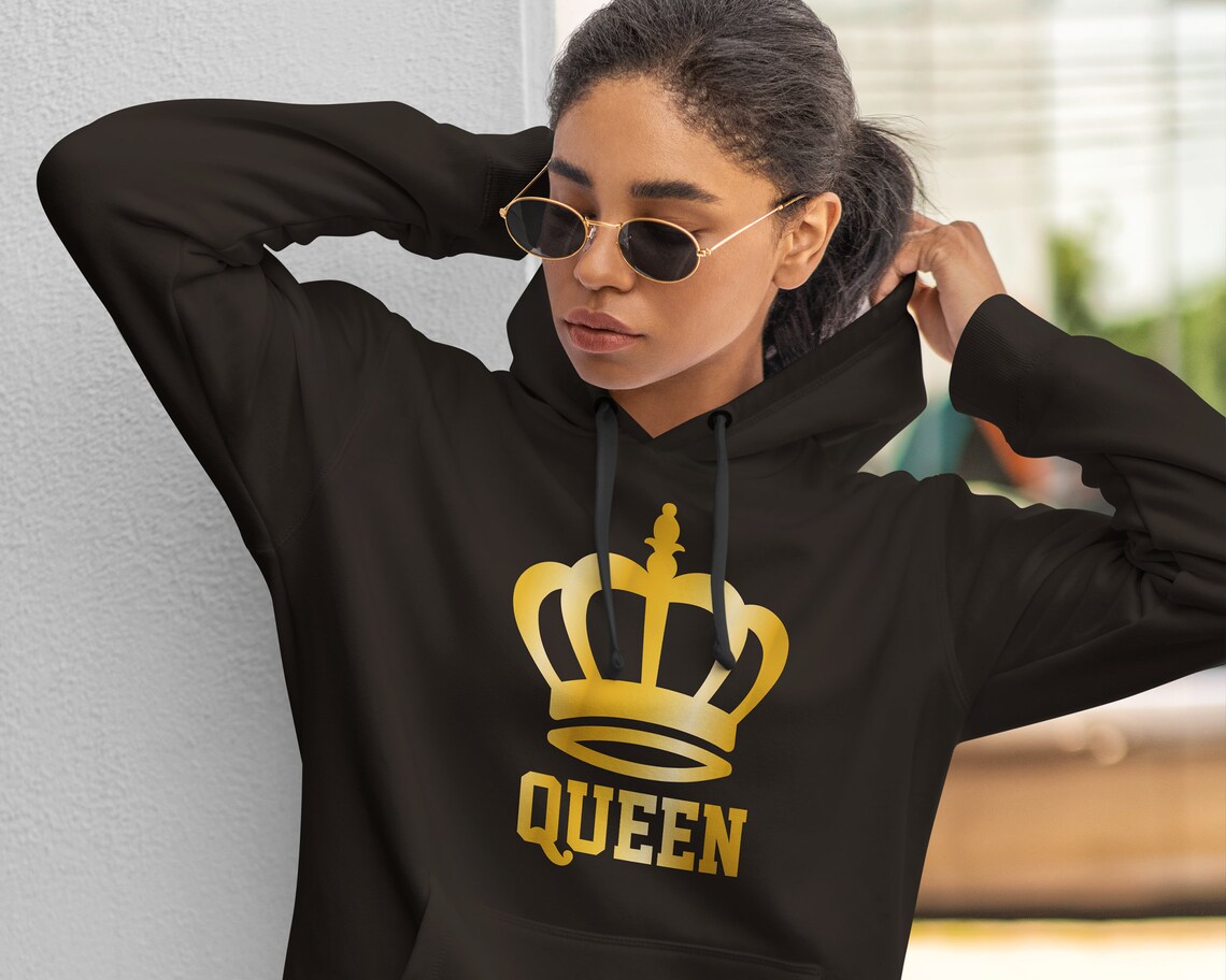 King Crown Queen Crown SVG, Silhouette Crown SVG, Black Man Crown Svg ...