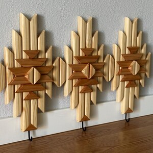 Wooden Rack, Handmade Coat Rack, Keys Holder, Native American Design ...