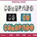 Colorado State Sticker SVG PNG, Colorado Wall Art, Digital Illustration ...
