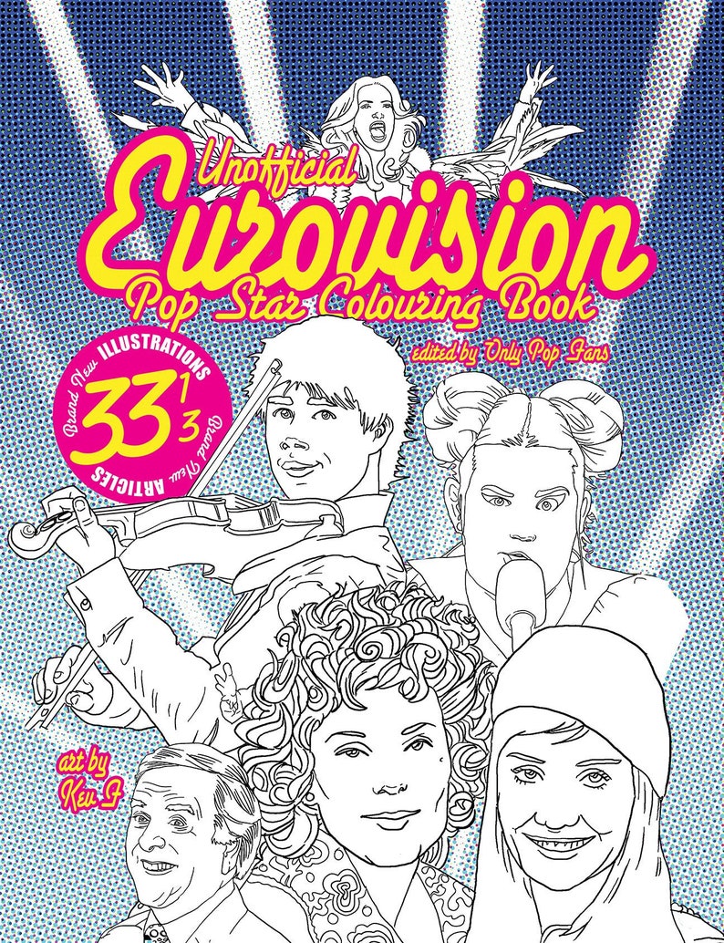 Eurovision Colouring Book - Signed - Etsy