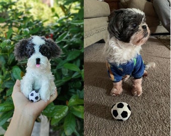 Custom Stuffed Dog, Custom Dog Plush, Custom Crochet Dog, Custom Pet ...