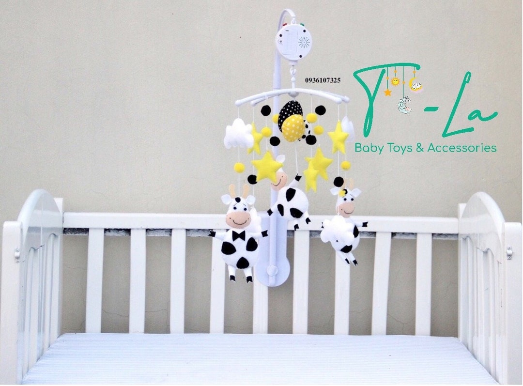 Cows Crib Mobile, Baby Mobile, Cows Mobile, Baby Mobile Boy, Nursery ...