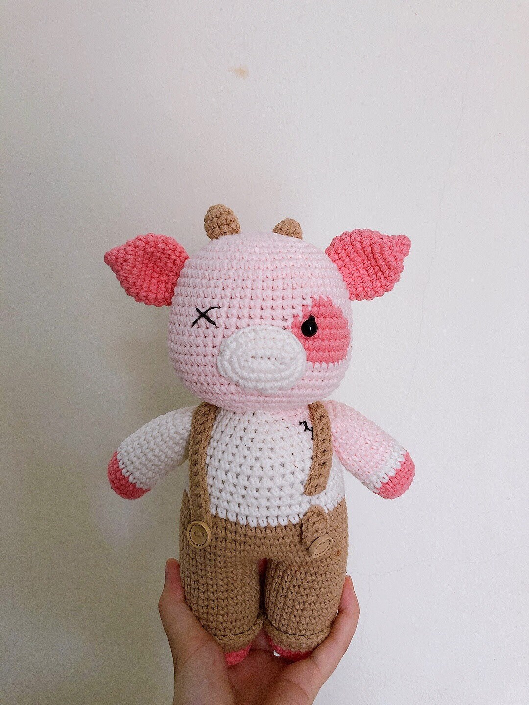 Crochet Cow Stuffed Cow Plush Crochet Custom Cow Zombie - Etsy