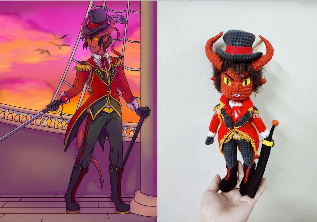 Custom Plush Commission, Custom Plush Doll, Custom Stuffed Animal ...