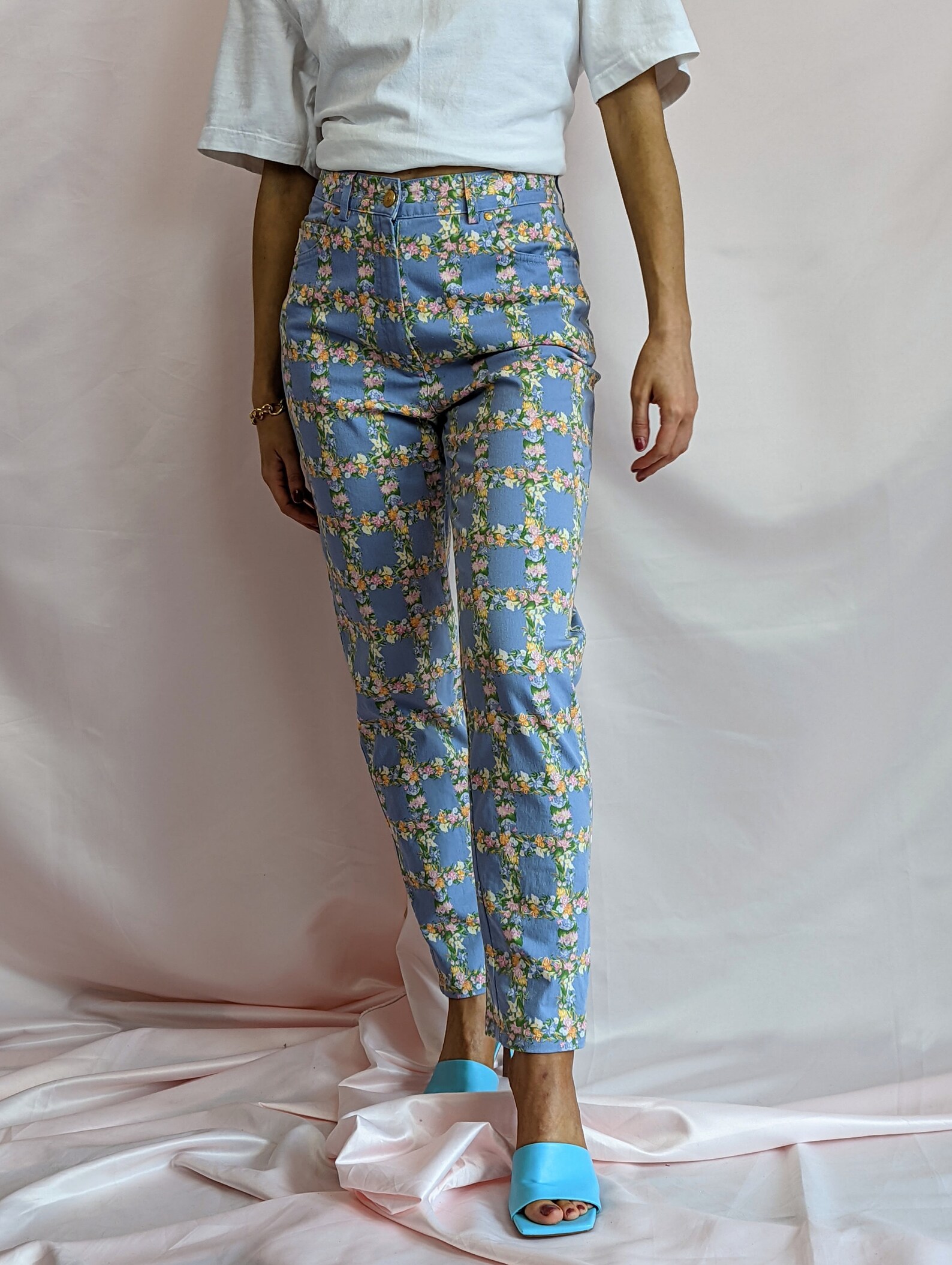 140 RARE True Vintage Laurel by Escada 1990s Cotton Floral - Etsy