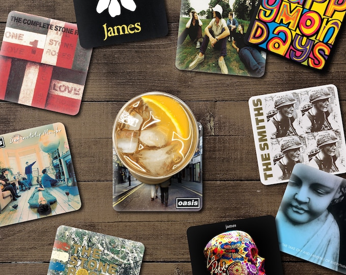 Your Favorite Album Cover Made Into a Wooden Coasters - Etsy UK