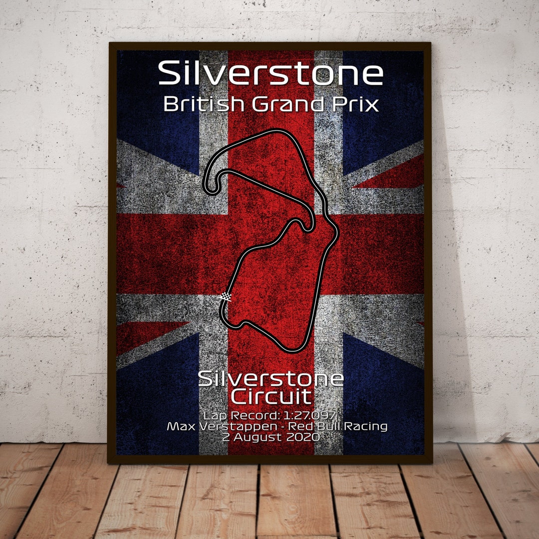 Premium Formula 1 Circuit Map Posterspaper and Metal Sizes Available in ...