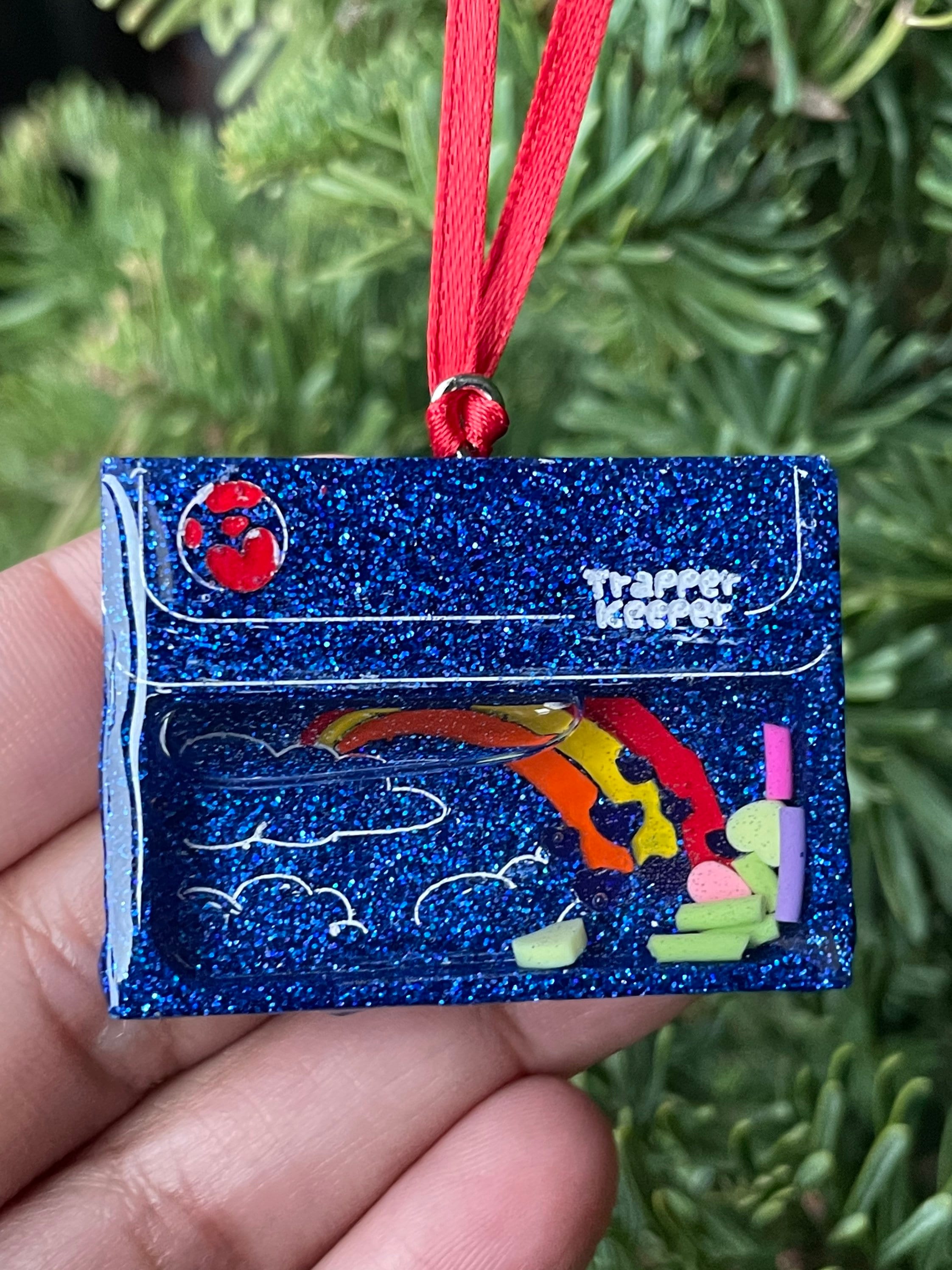 Old School Folder - Tree Ornament - Winter Decoration - Christmas ...