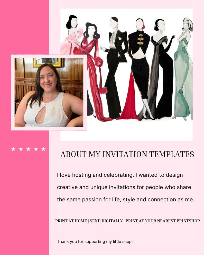 Flamenco Dancer Invitation Template Personalised Spanish Theme Party ...