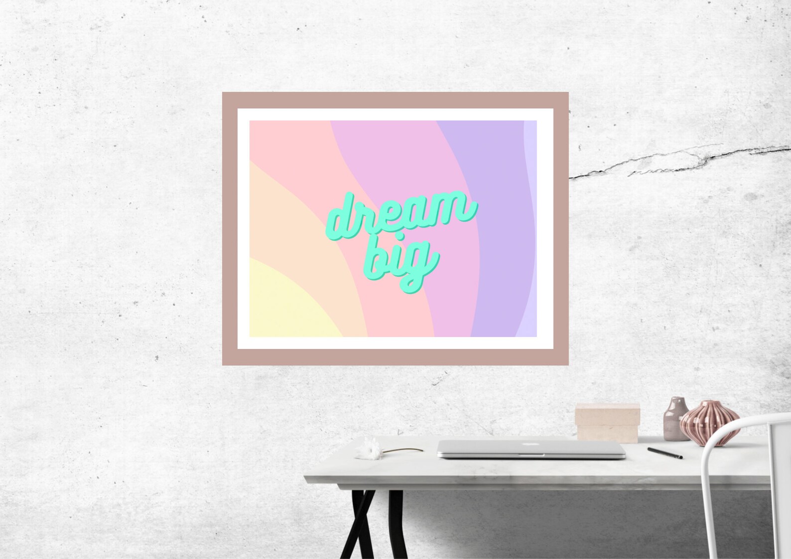 DIGITAL DOWNLOAD Dream Big Art Print Digital Artwork Design - Etsy