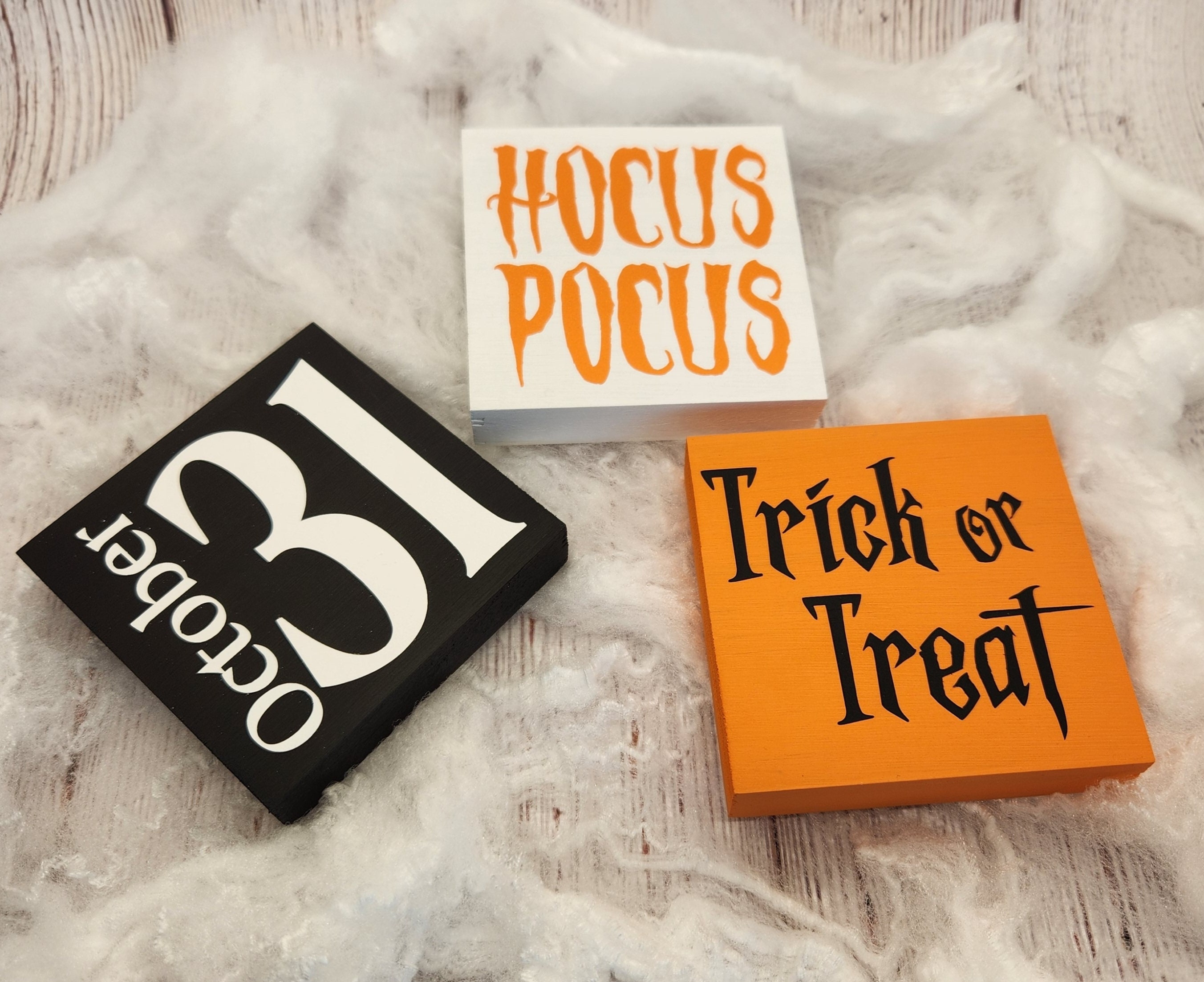 Halloween Mini Wood Sign - Etsy