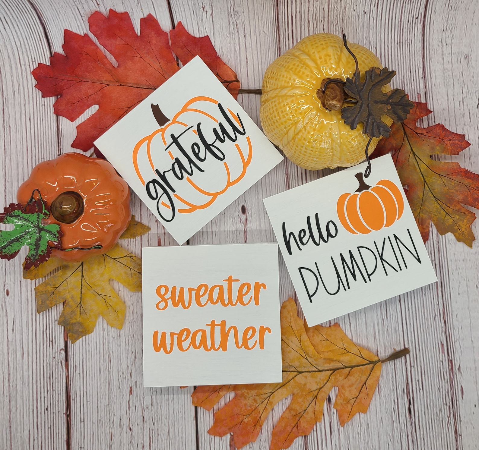 Fall Mini Wood Signs - Etsy