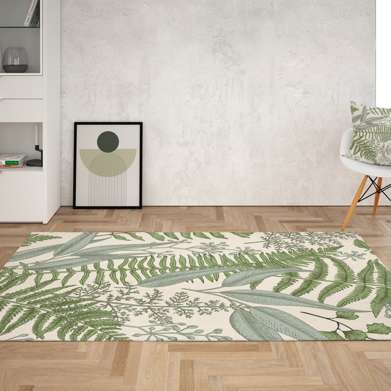 Botanical Eucalyptus Rugs - Etsy