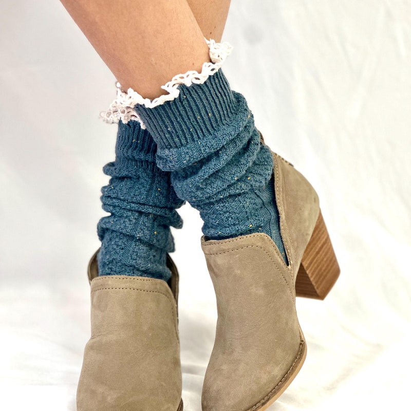 Short Lace Boot Sock - Etsy