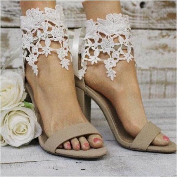 Lace Wedding Heels - Etsy