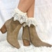 BLOSSOM Lace Ankle Cuff Socks Women White Pink Cute Lacy - Etsy