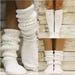 ULTIMATE Cotton Thick Chunky Scrunchy WHITE Comfy Lounge Socks ...