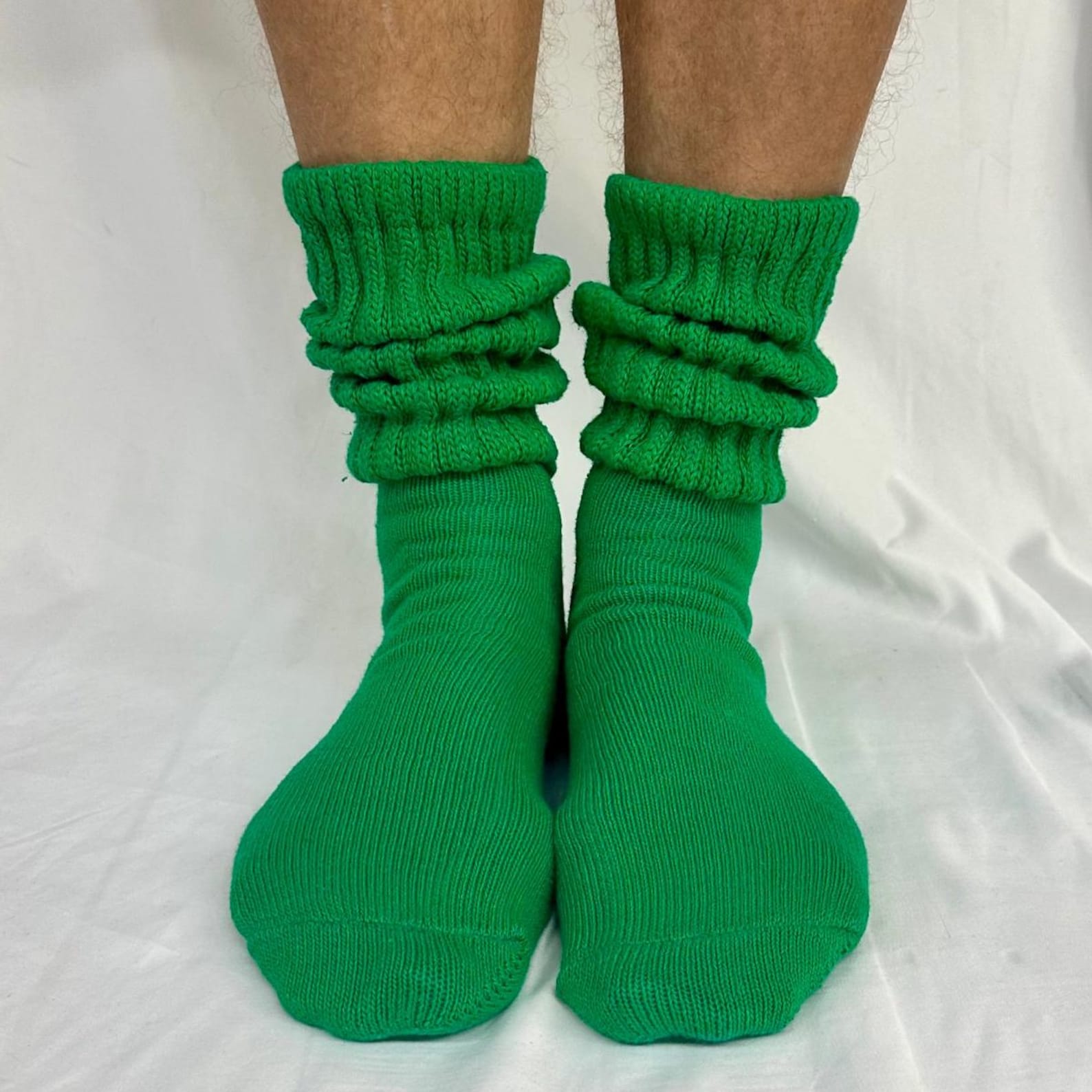 ULTIMATE XL Foot Shorter Cotton Slouch Sock | USA Knitted 10-14 Size ...