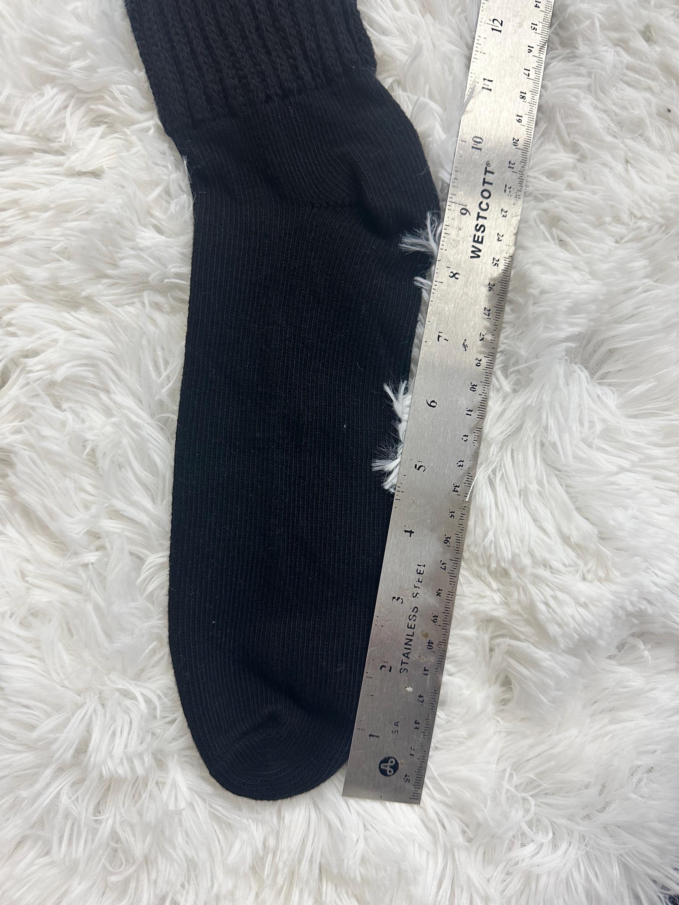 ULTIMATE XL Foot Shorter Cotton Slouch Sock - ( Blue ) USA Knitted 10 ...
