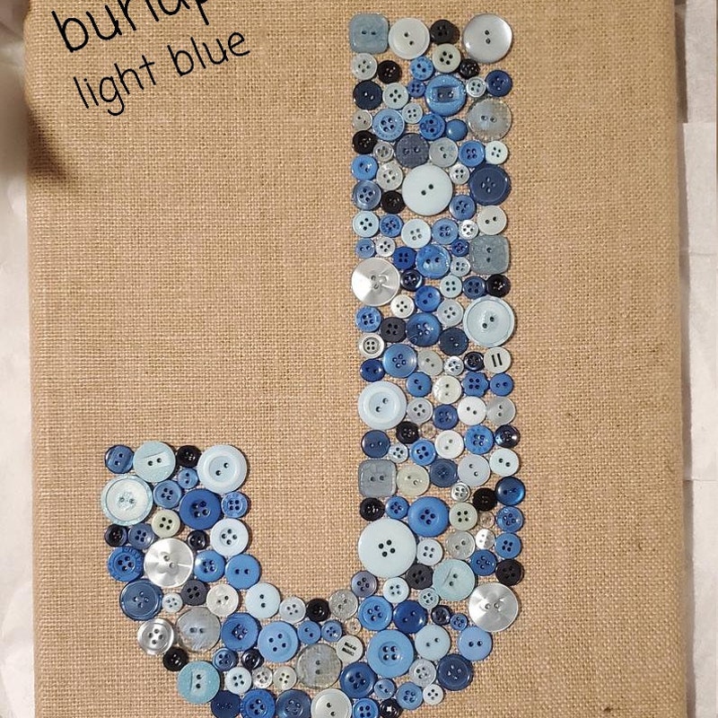 Button Art Canvas - Etsy