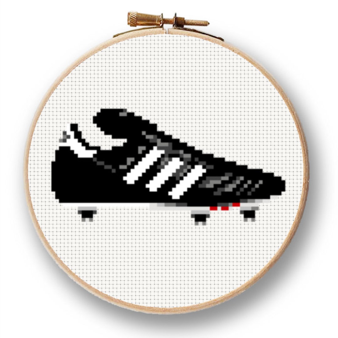 NEW Cross Stitch PDF Download: Classic Football Boots // Soccer Cleats ...