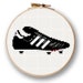 NEW Cross Stitch PDF Download: Classic Football Boots // Soccer Cleats ...