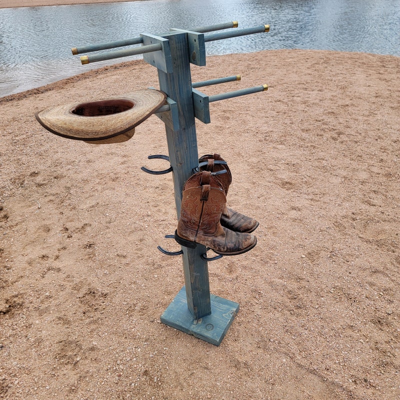 Cowboy Boot Rack Wall Mount - Etsy