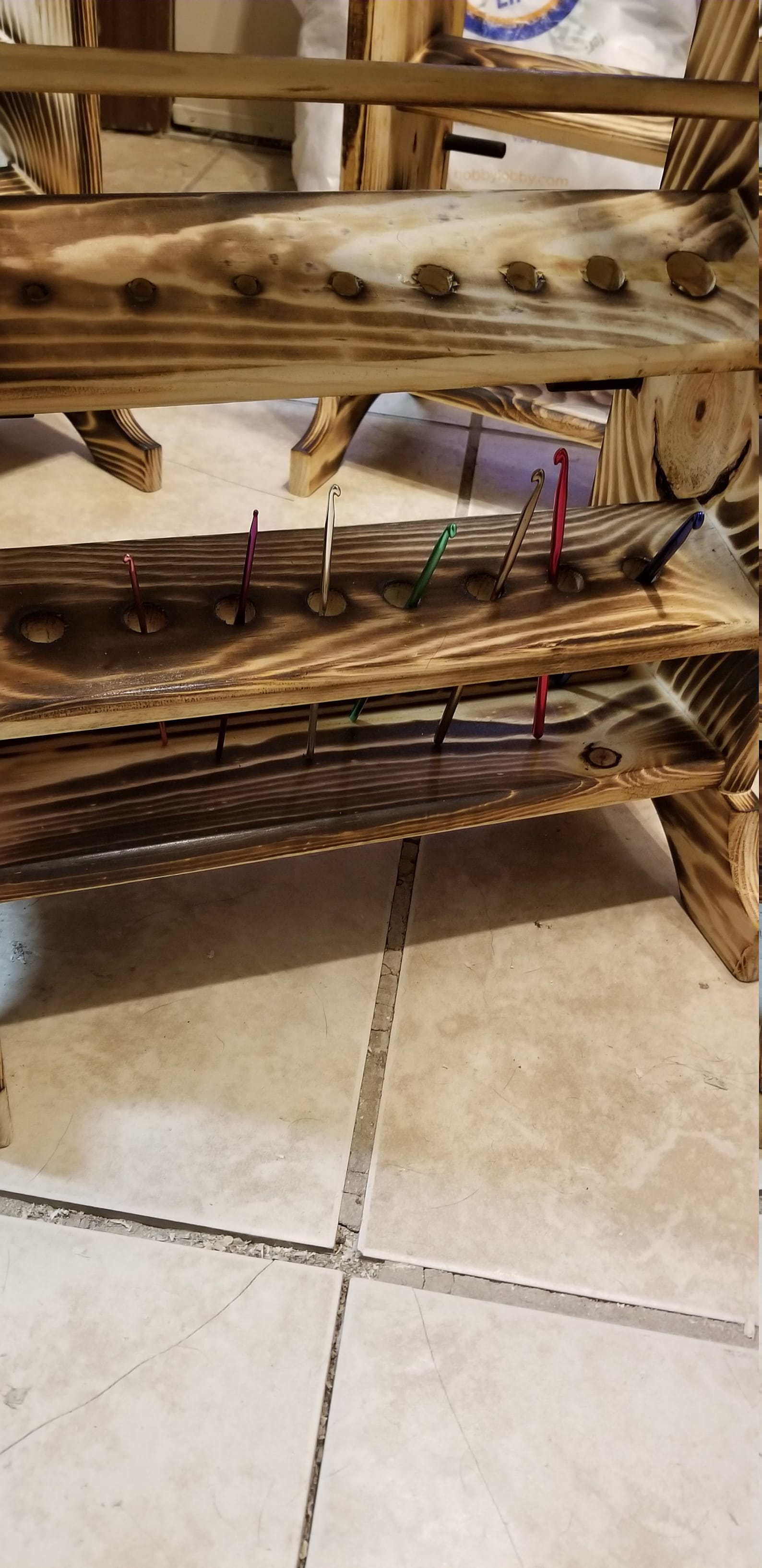 Yarn Holder 7 Skein Holder Yarn Rack - Etsy