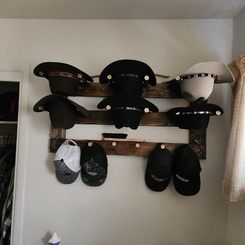 Wood Hat Rack - Etsy