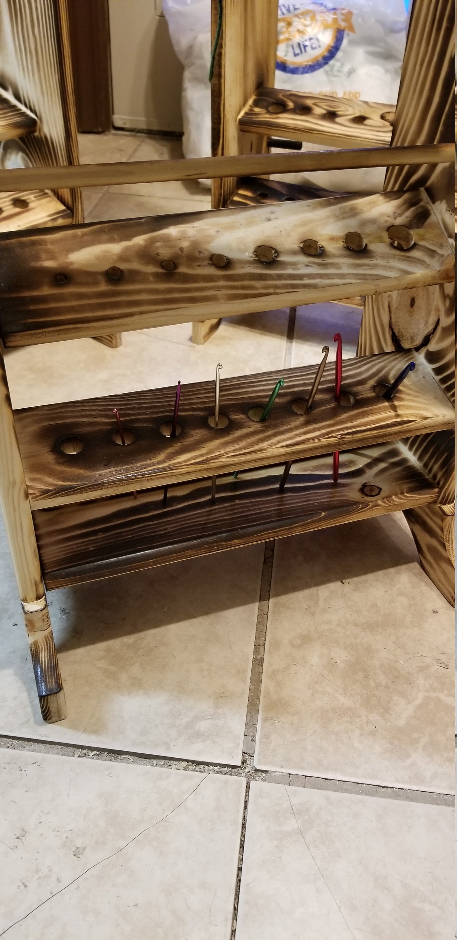 Yarn Holder 5 Skein Holder Yarn Rack - Etsy