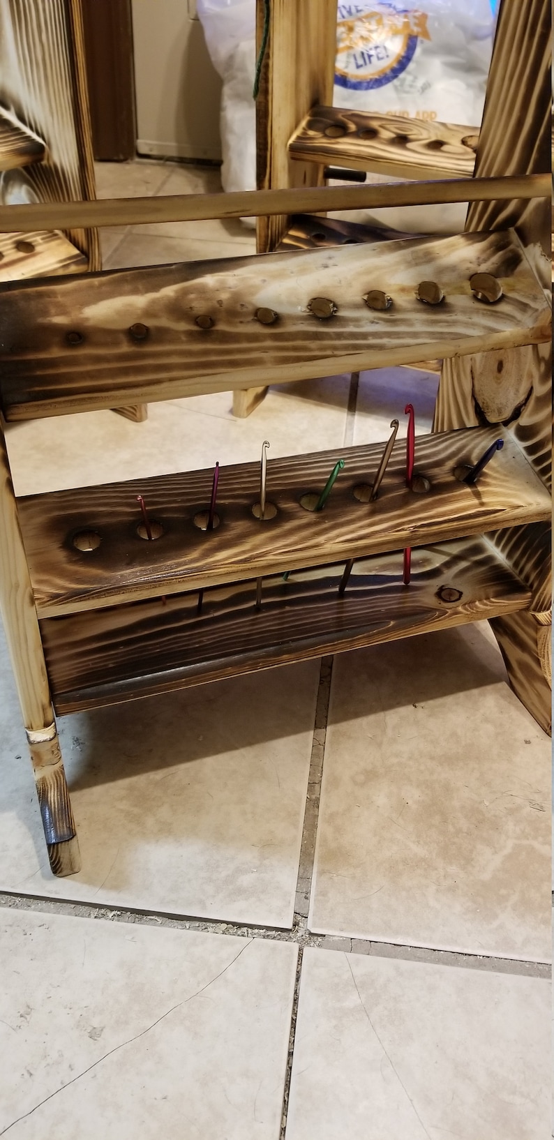 Yarn Holder 5 Skein Holder Yarn Rack - Etsy