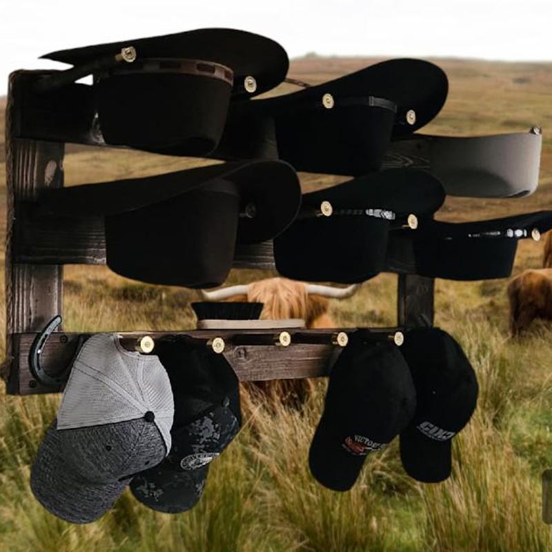 Wood Hat Rack - Etsy