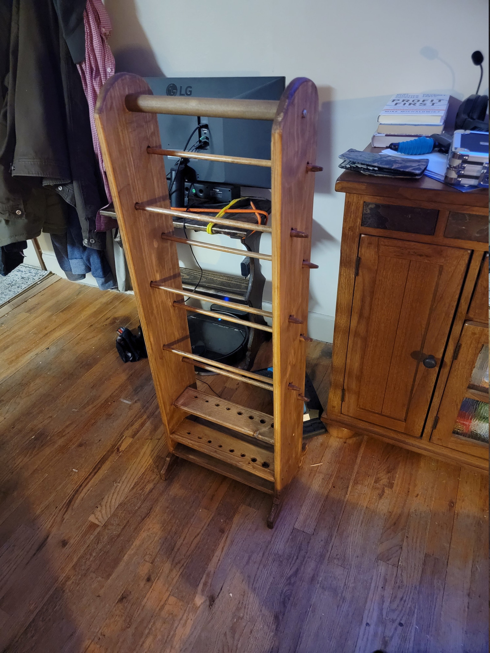 Yarn Holder 7 Skein Holder Yarn Rack - Etsy