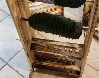 Yarn Holder 7 Skein Holder Yarn Rack - Etsy