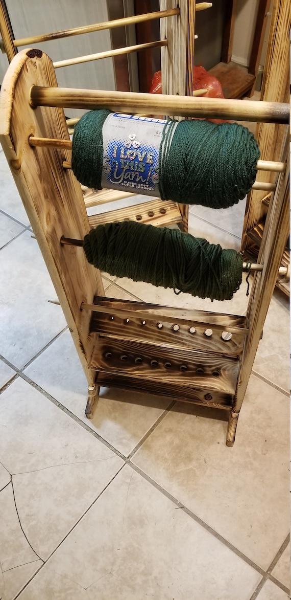 Yarn Holder 5 Skein Holder Yarn Rack | Etsy