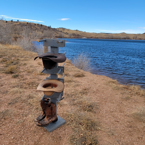 Cowboy Boot Rack Wall Mount - Etsy