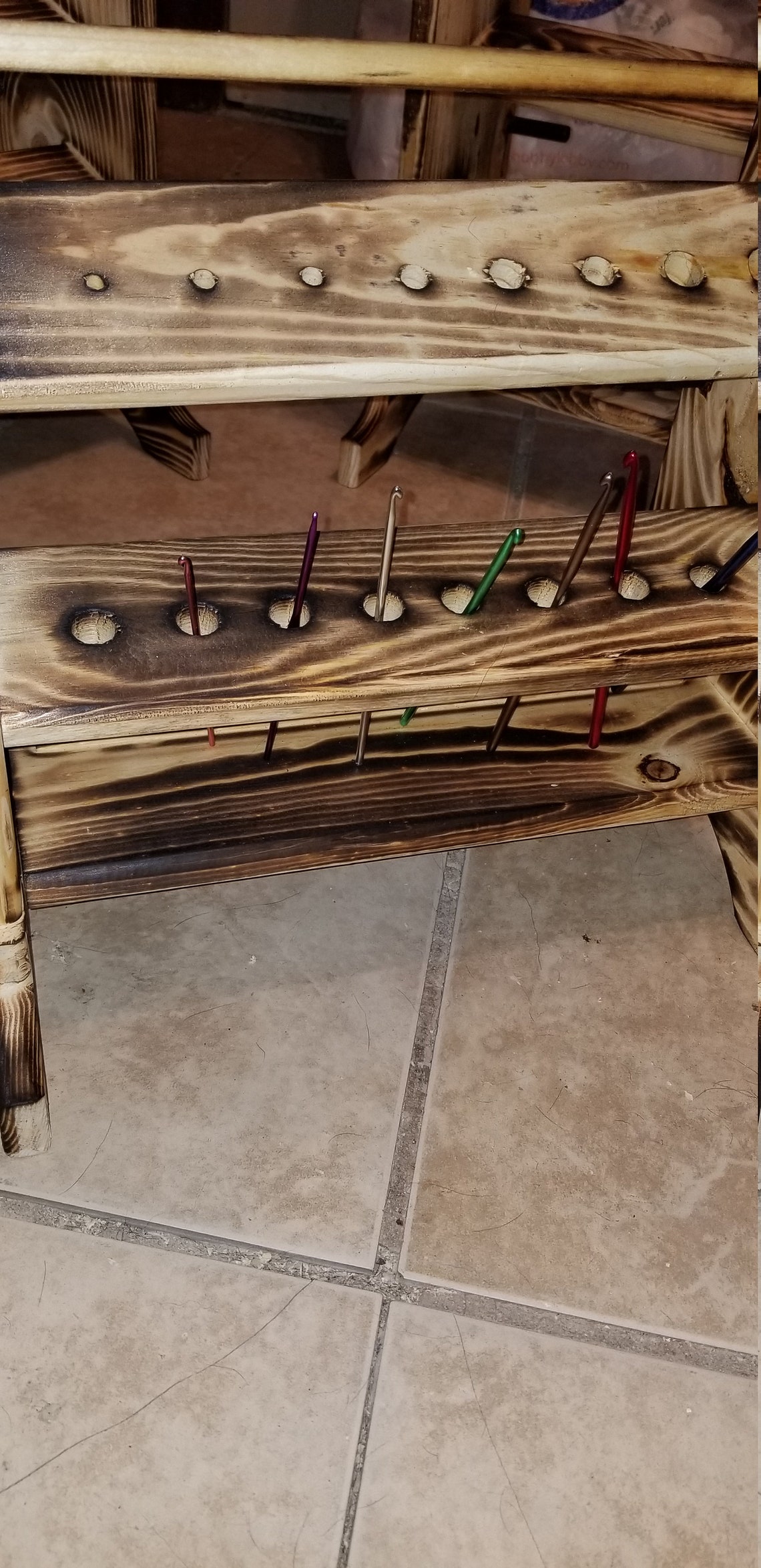 Yarn Holder 7 Skein Holder Yarn Rack - Etsy