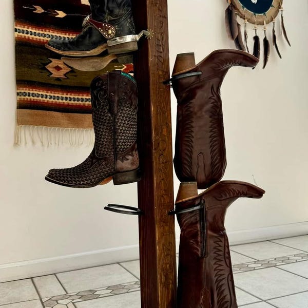 Horseshoe Boot Rack - Etsy