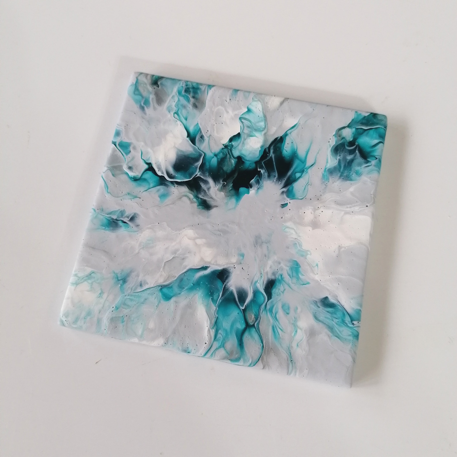 Teal Coasters Made to Order - Choose Your Coaster Set Size for Your ...