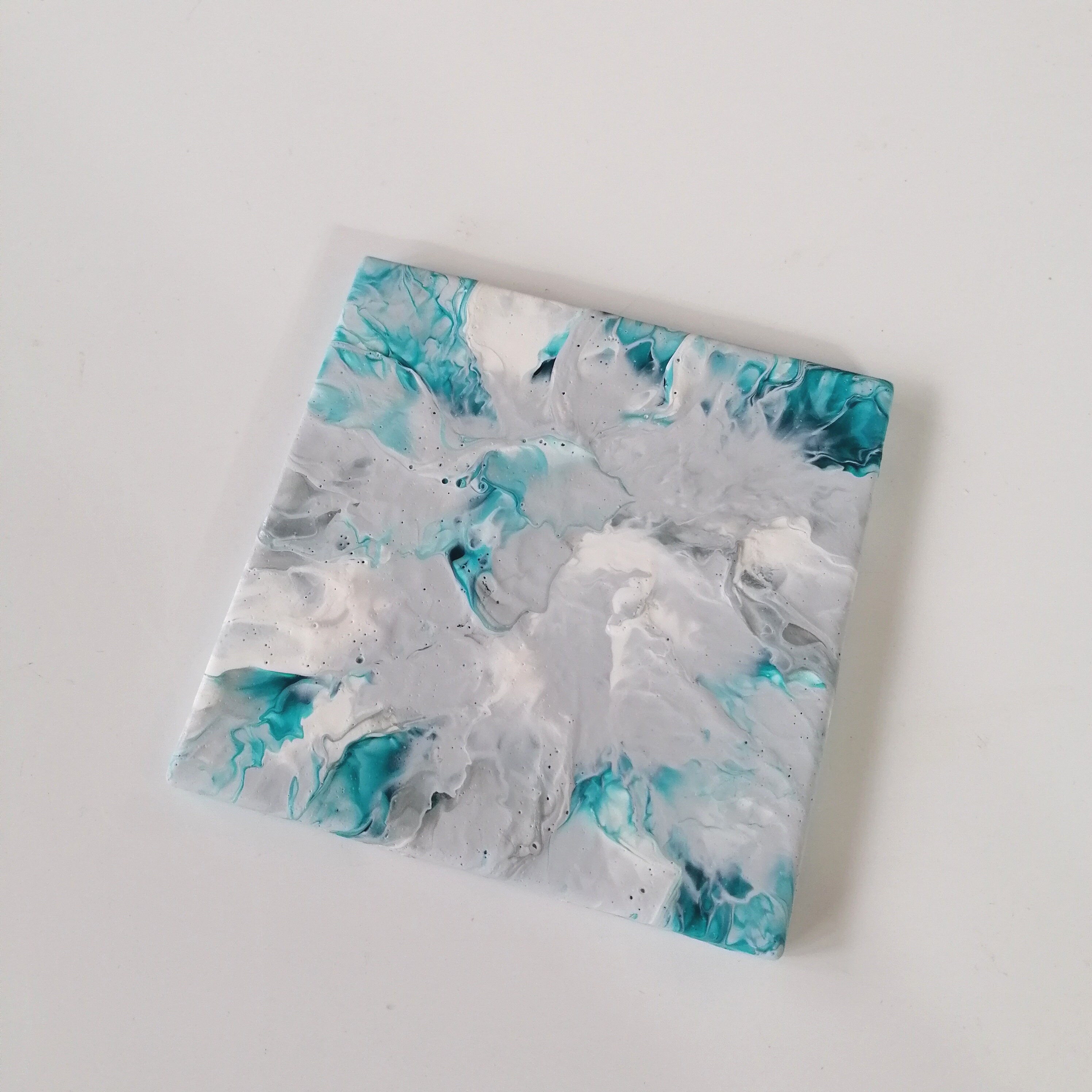 Teal Coasters Made to Order - Choose Your Coaster Set Size for Your ...
