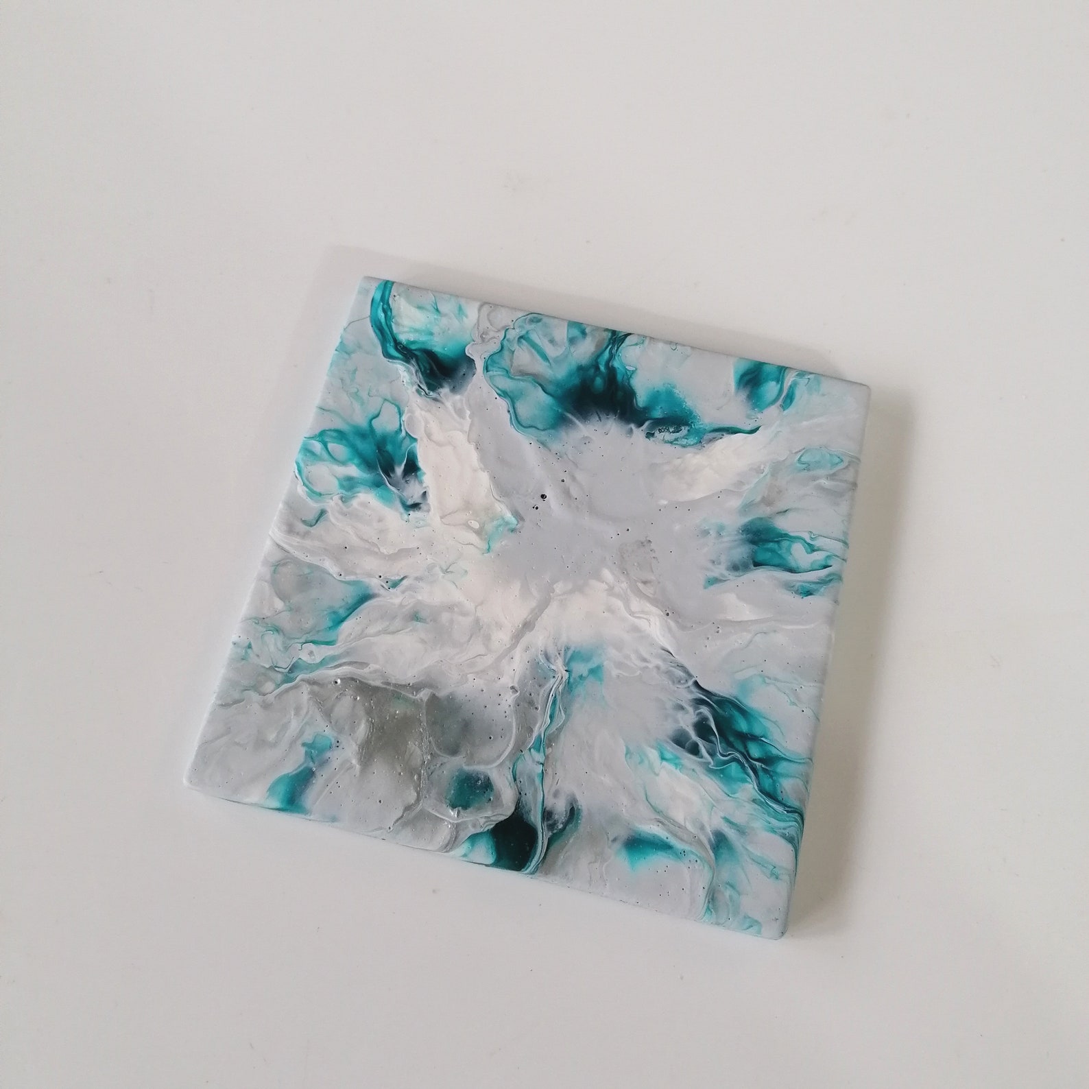 Teal Coasters Made to Order - Choose Your Coaster Set Size for Your ...