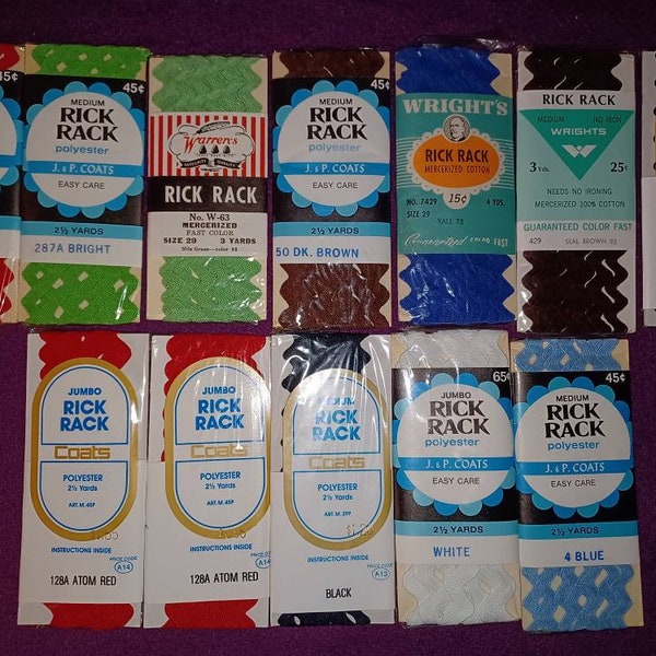 Rick Rack Lot - Etsy
