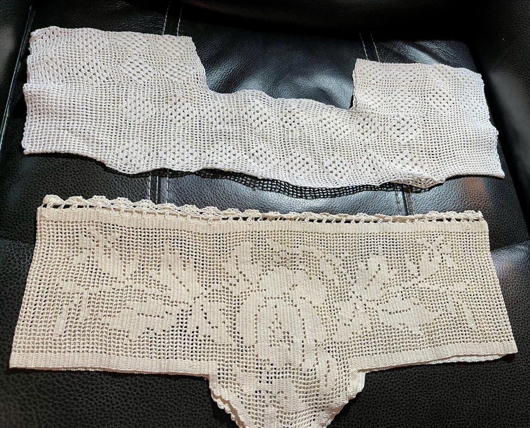 2 Beautiful Chemise Yokes Antique Lace Crochet Handmade Size Small - Etsy