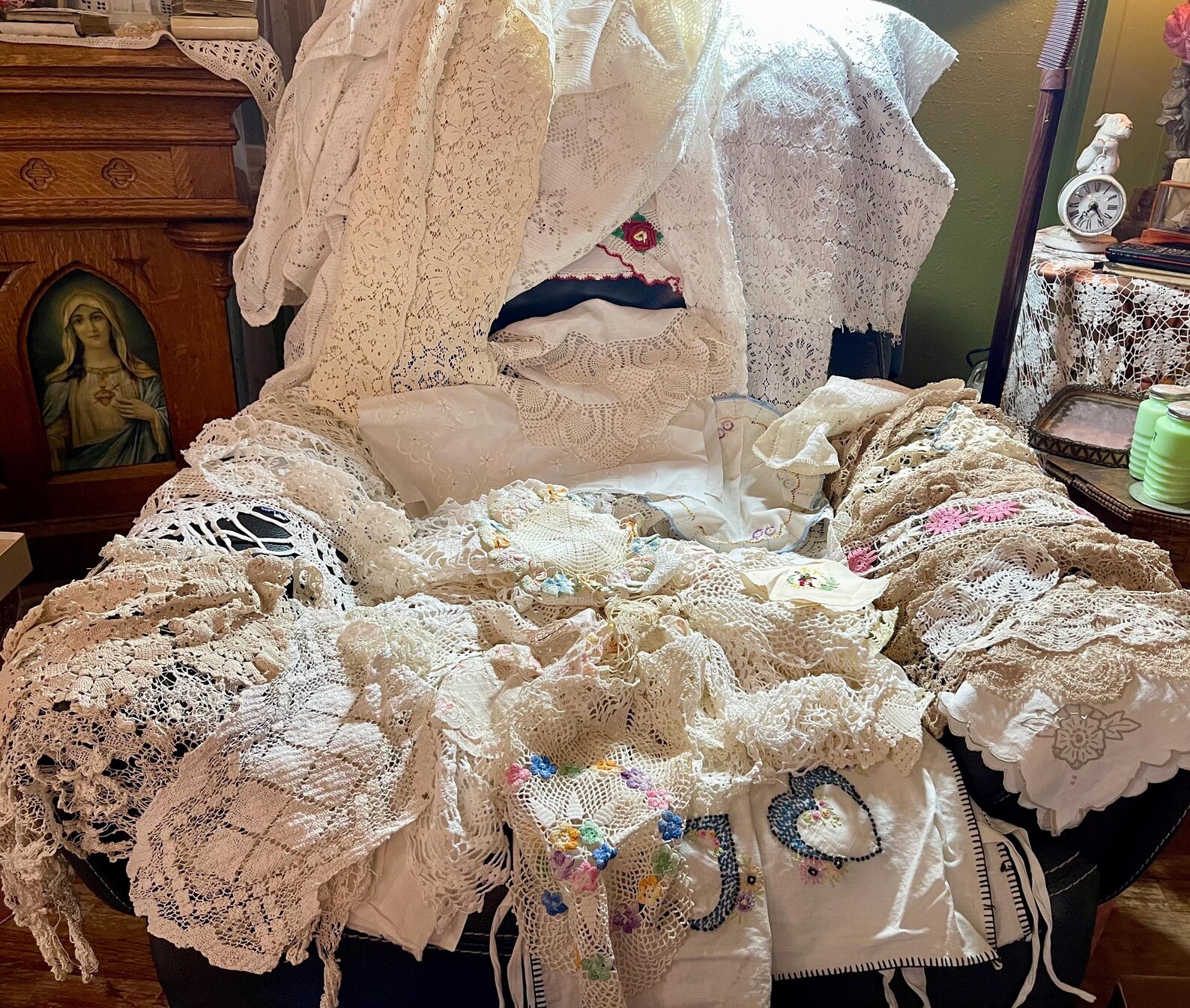 HUGE LOT Antique Lace Cutter Lot. Mostly Handmade Laces - Etsy