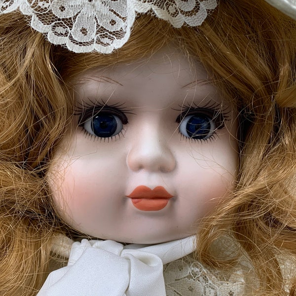 Large Porcelain Doll - Etsy